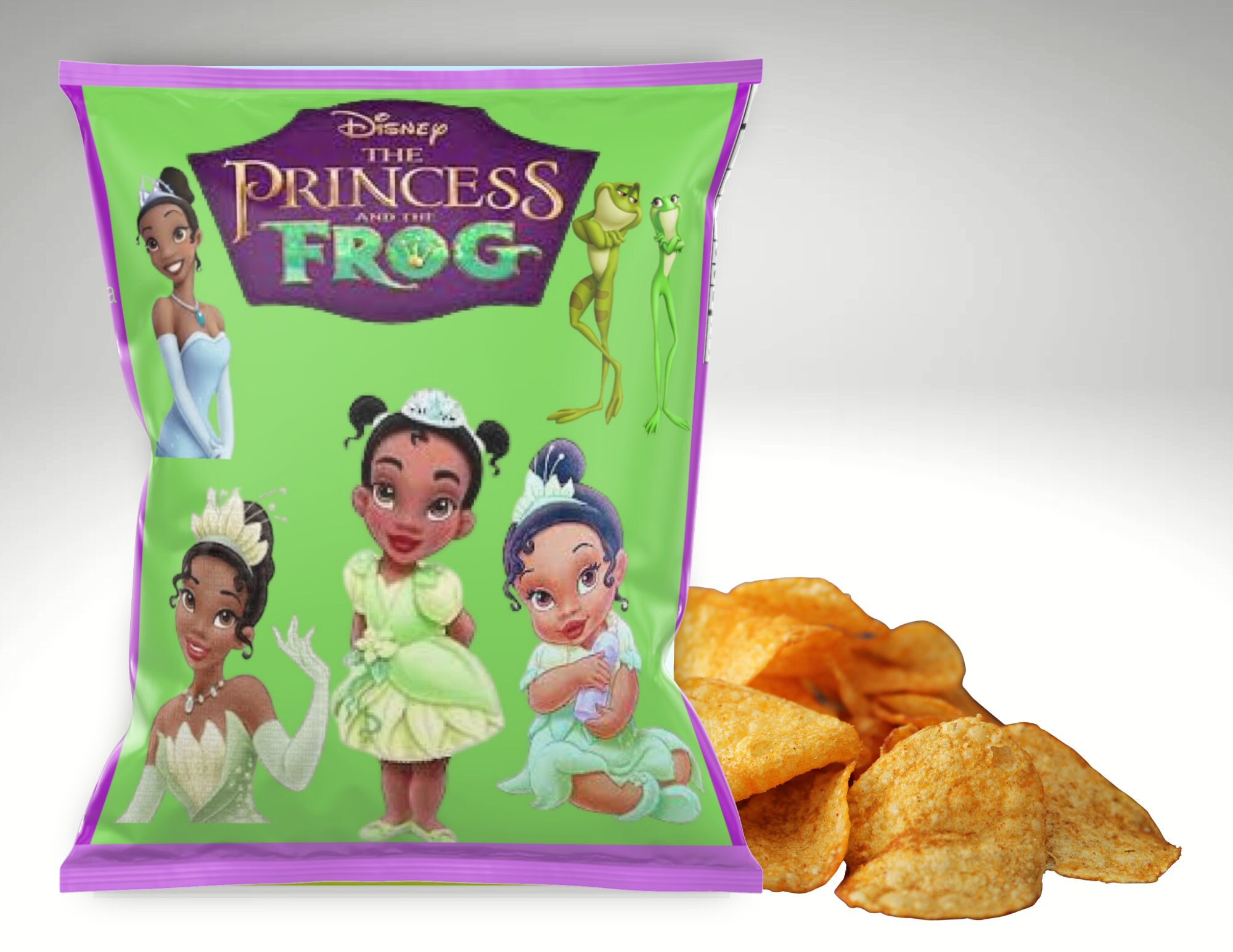 Princess and the Frog Chip Bag - Etsy