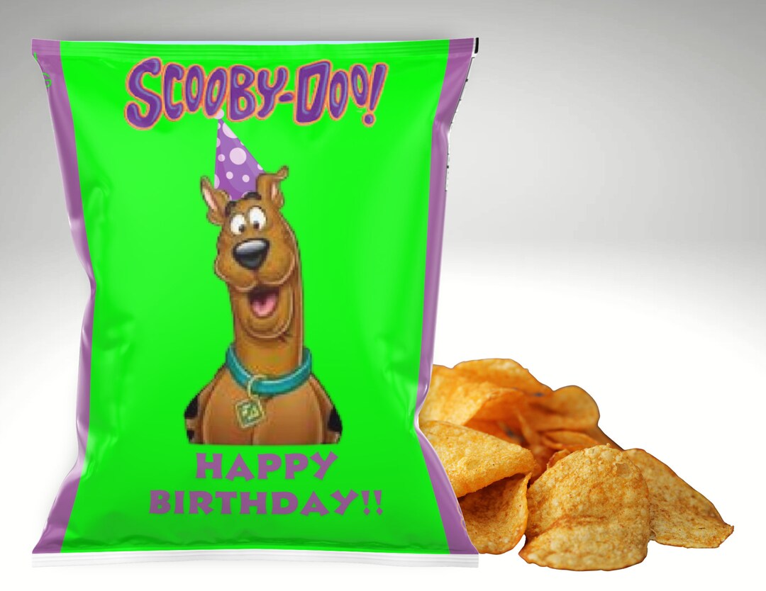 Scooby Doo Chip Bag - Etsy