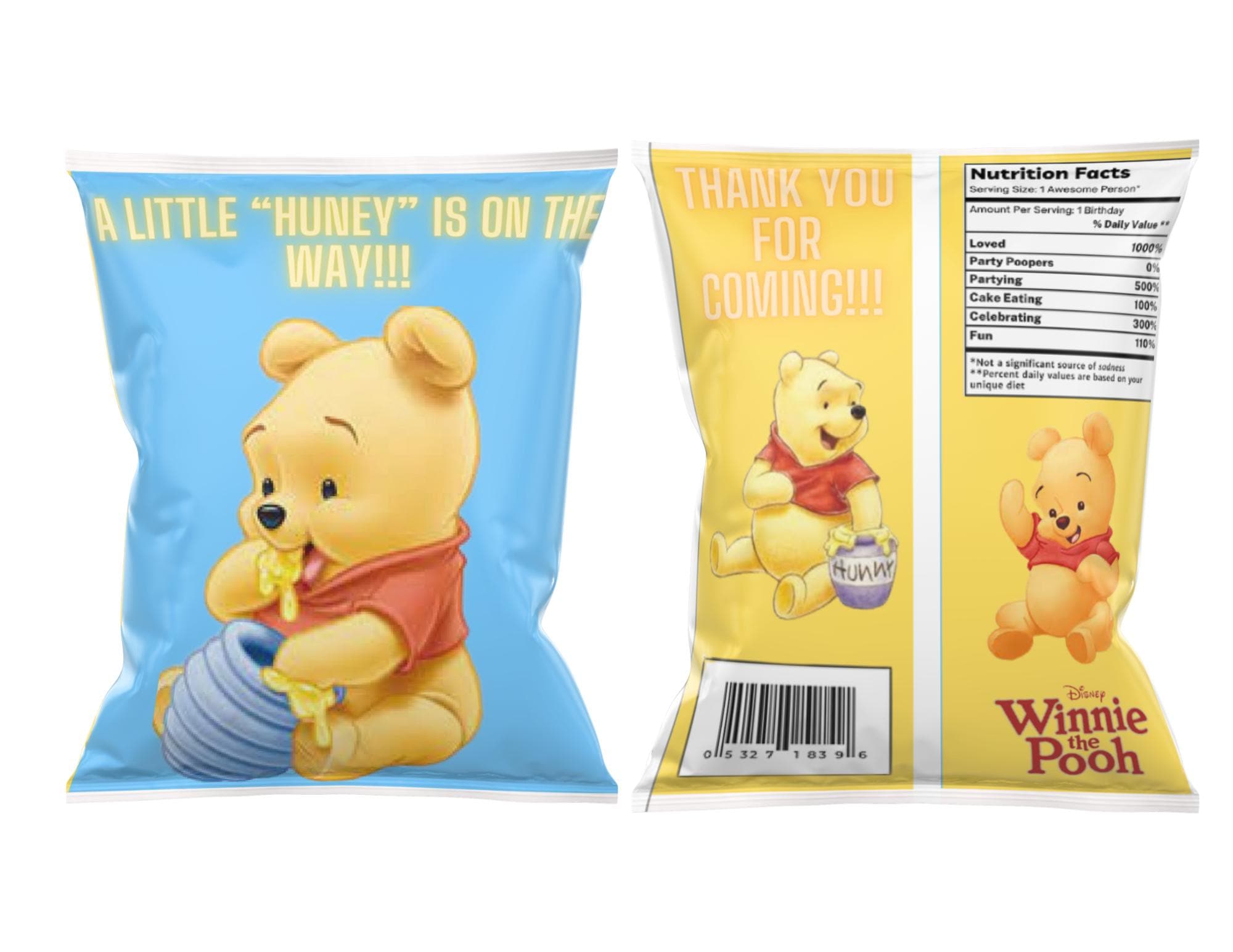 Boy Winnie the Pooh Chip Bag - Etsy