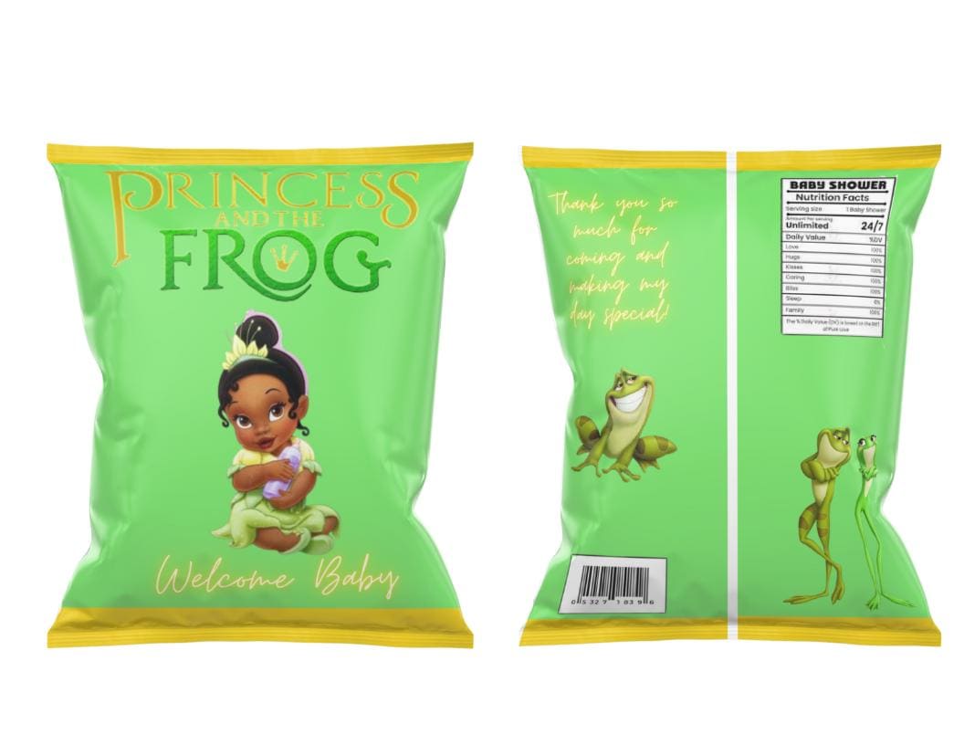 Princess and the Frog Chip Bags - Etsy