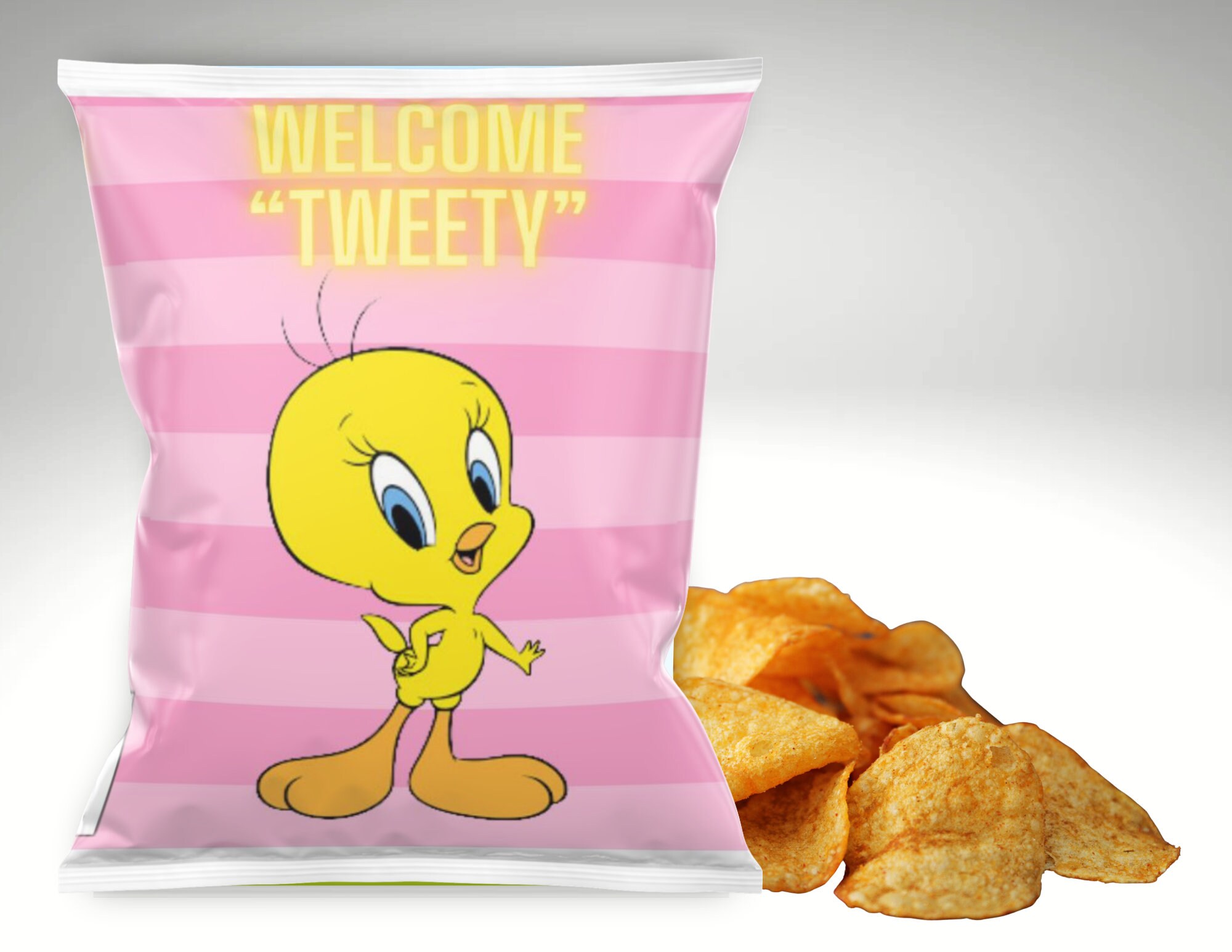 Tweety Bird Chip Bag - Etsy