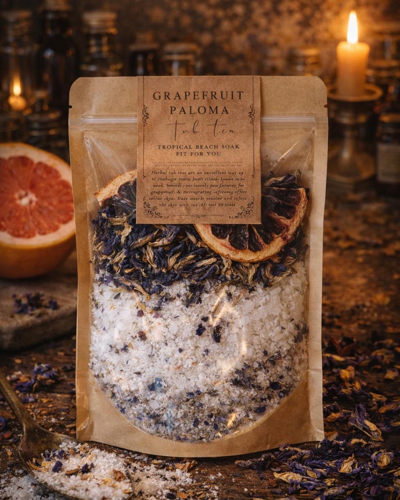 Herbal Tub Teas Bath Salts and Minerals in a Variety of Luxury Scents ...