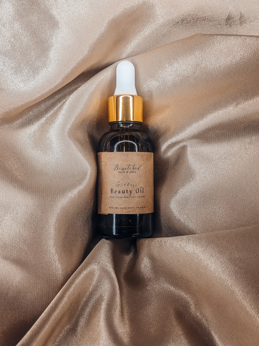 Goddess Beauty Oil Handmade Natural & Organic Skin Oil With Real Gold ...