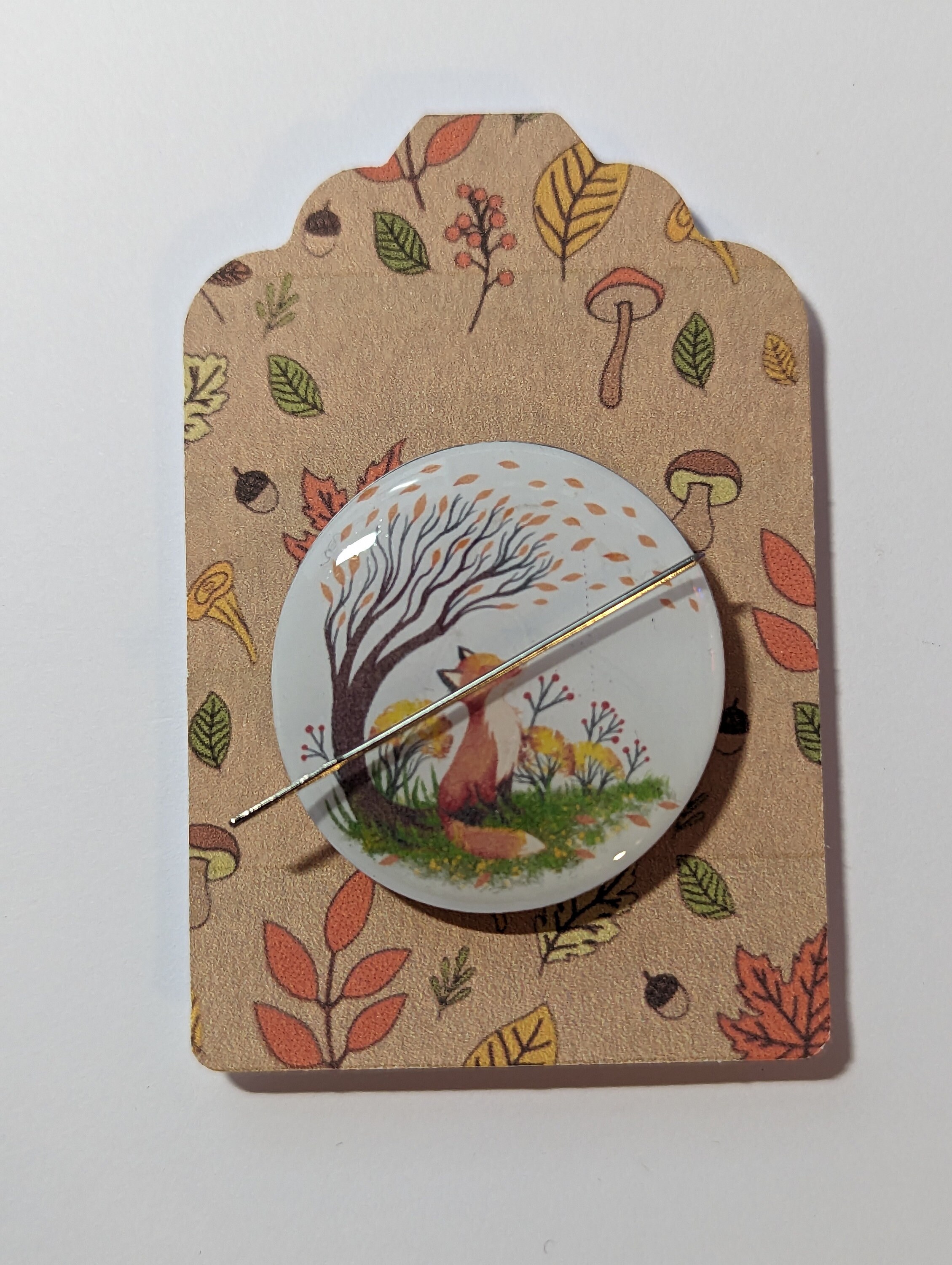 Autumn Fox Matching Floss Drops / Needle Minder / Jewellery Bundle ...
