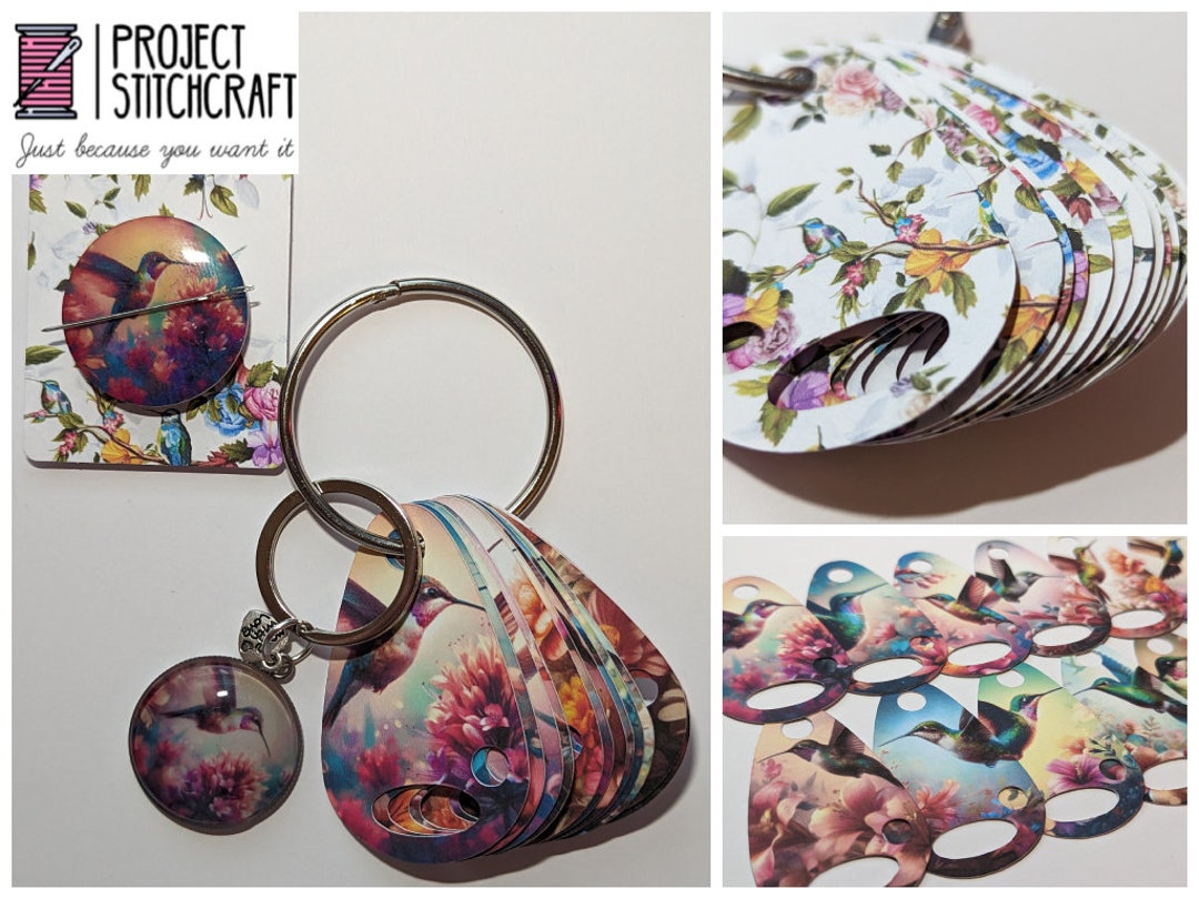 Humming Birds Matching Floss Drops / Needle Minder / Jewellery - Etsy