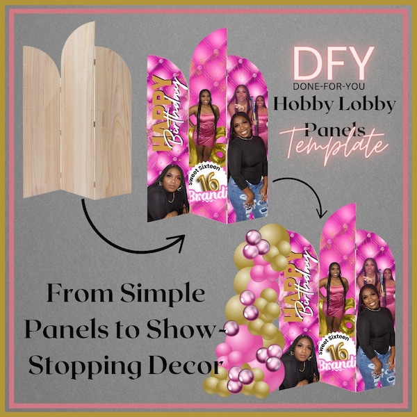 Hobby Lobby Panels Template - Etsy