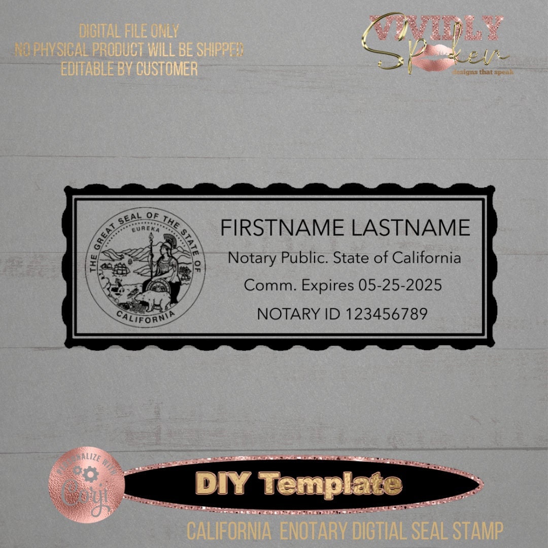 Notary Seal Template