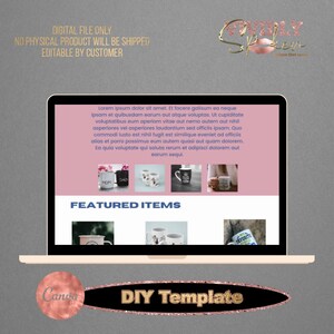 Ultimate Business Starter Bundle: Canva Editable Website & Marketing ...