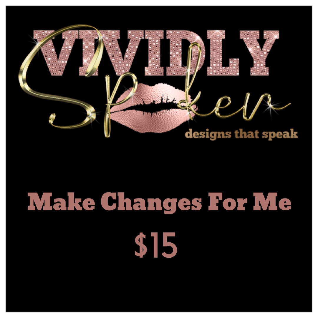 Help Me Make Changes - Etsy