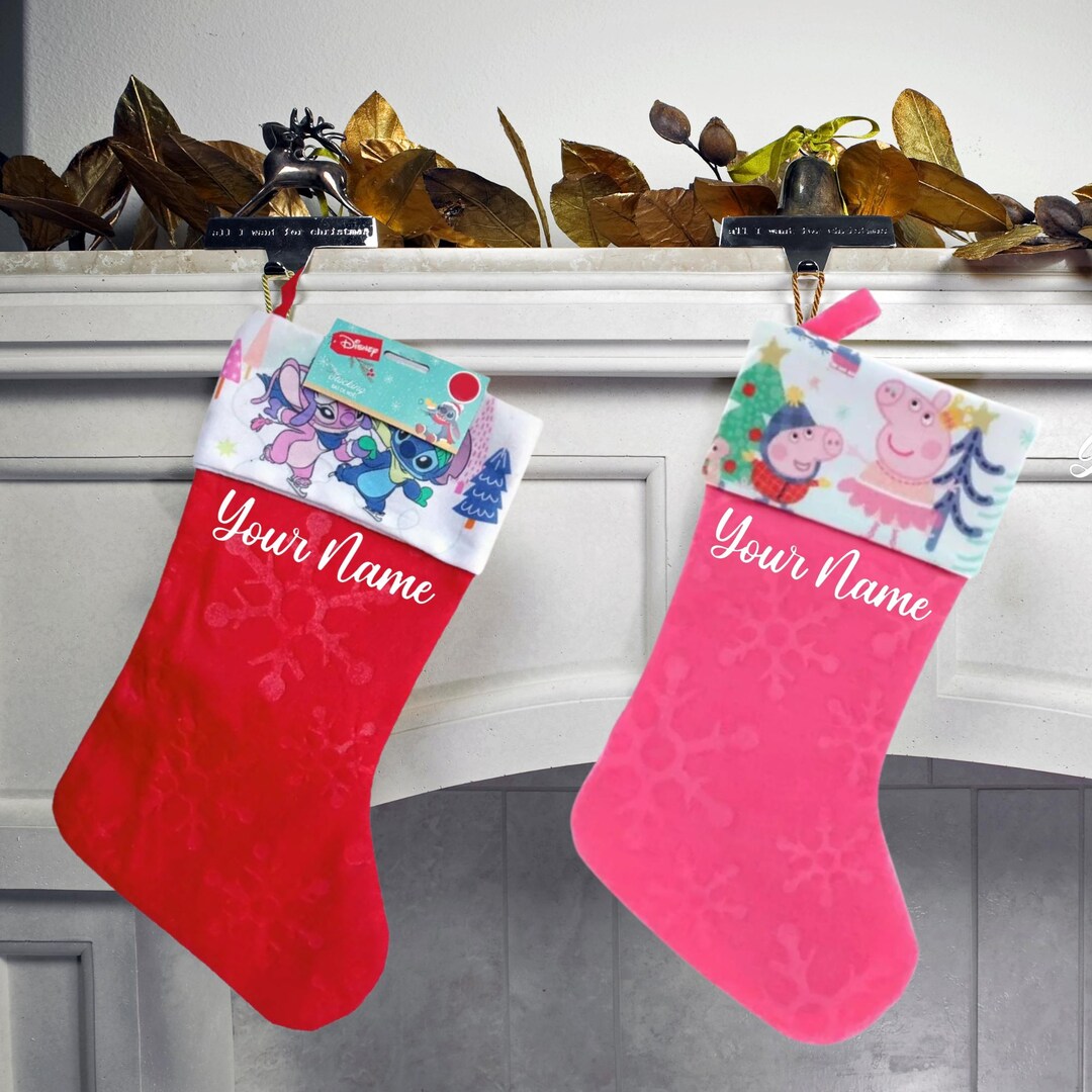 Personalized Peppa Pig Christmas Stocking, Stocking for Kids ...