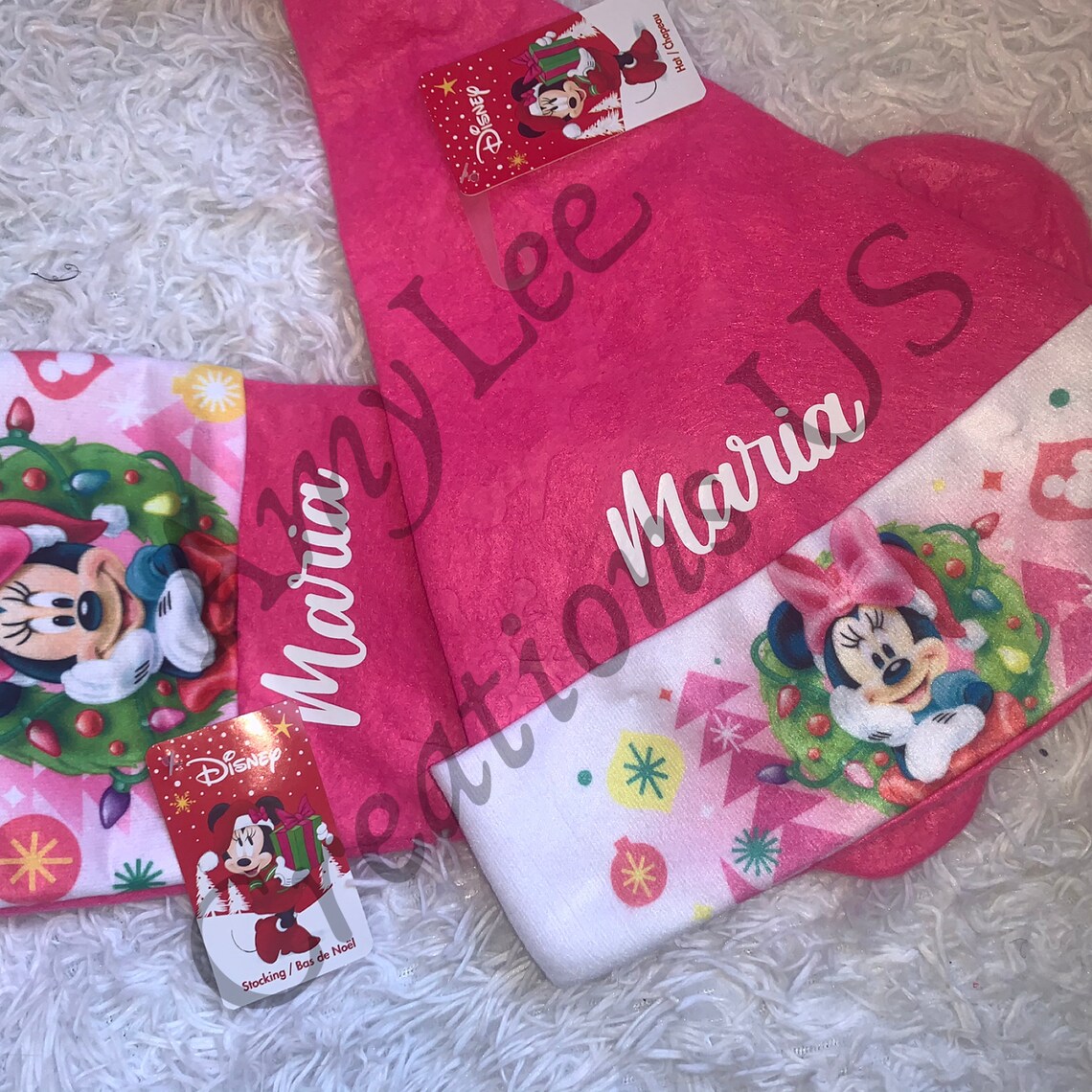 Personalized Minnie Mouse Christmas Stocking Stocking for - Etsy
