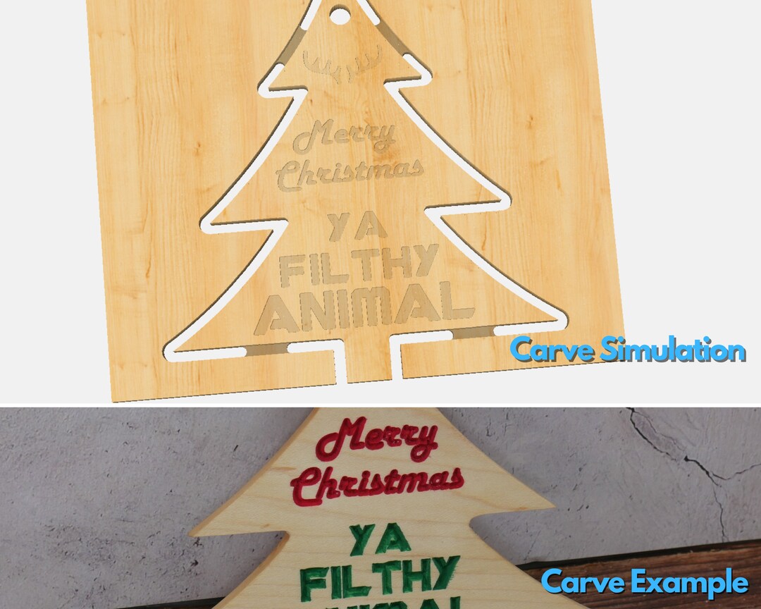 CNC File for Home Alone Christmas Ornament | Funny Christmas Ornament ...