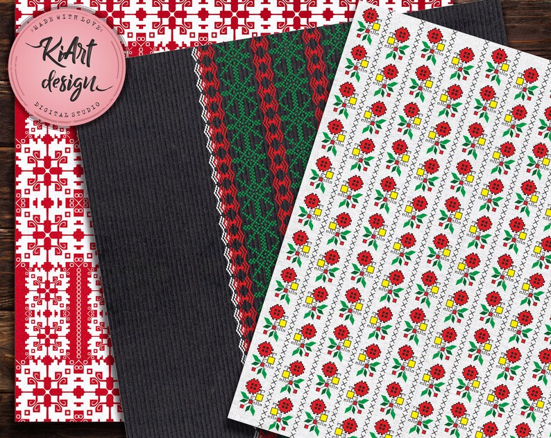 The Spirit of Bulgaria Digital Scrapbooking Paper Pack - Etsy