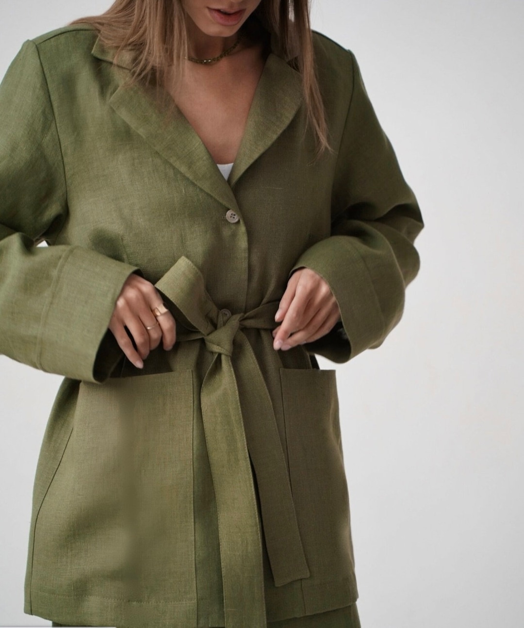 100% LINEN ORGANIC Pajama Set | Linen Loungewear | Linen Pajama Set ...