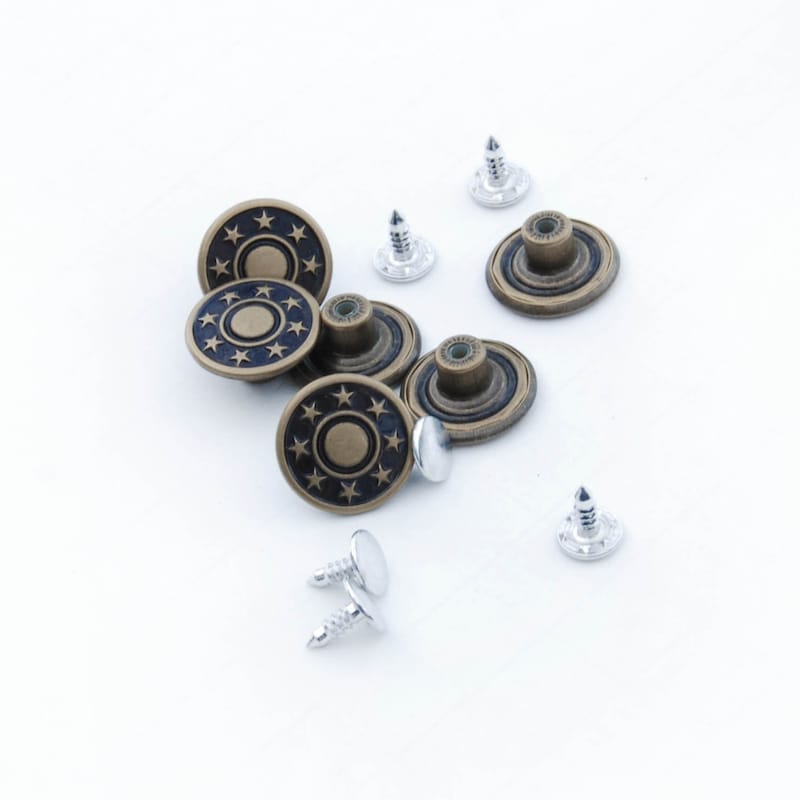 Metal Jean Buttons - Etsy
