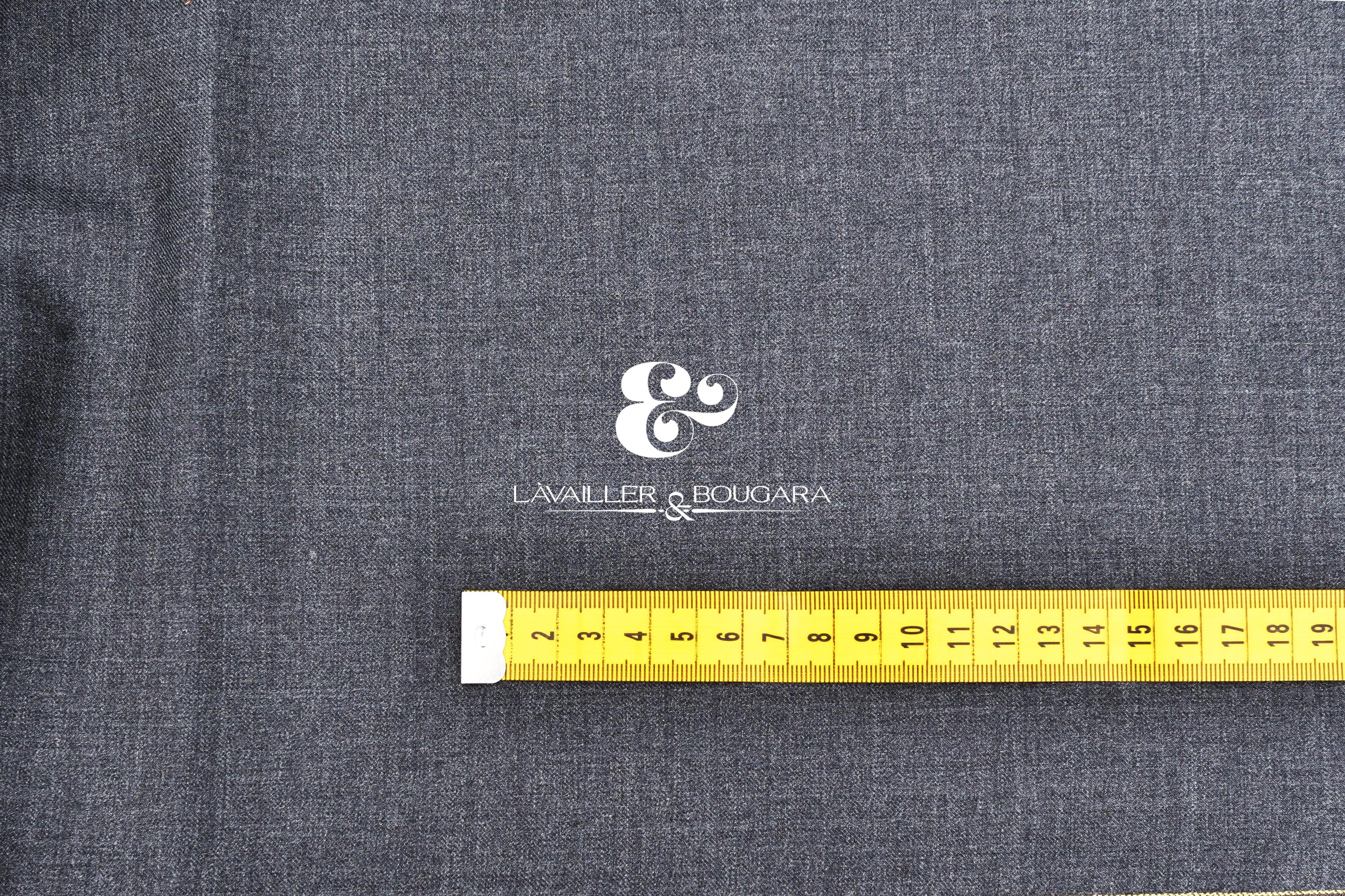 Grey Super 110s Wool Cashmere | Suiting Fabric - Custom Cut by the Yard ...