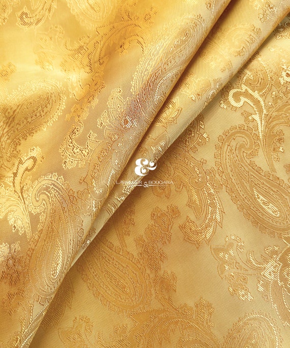 Light Yellow Paisley Pattern