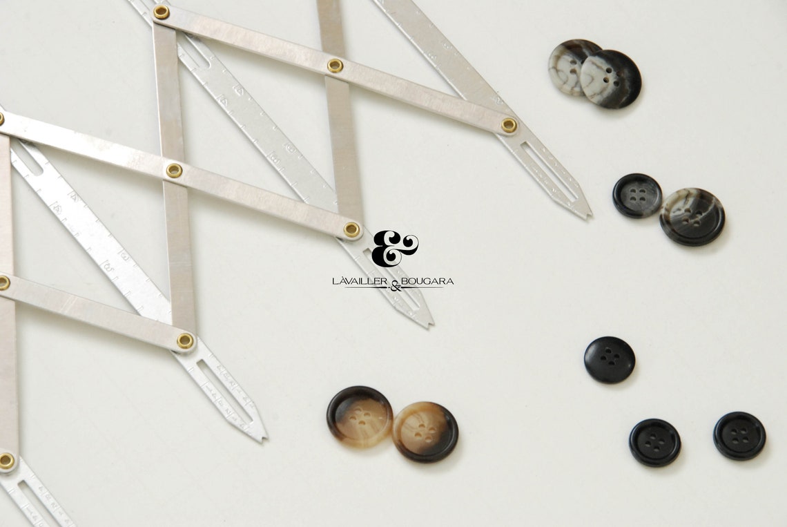 Buttonhole Gauge Collapsible Button Spacer Measuring Tailoring - Etsy