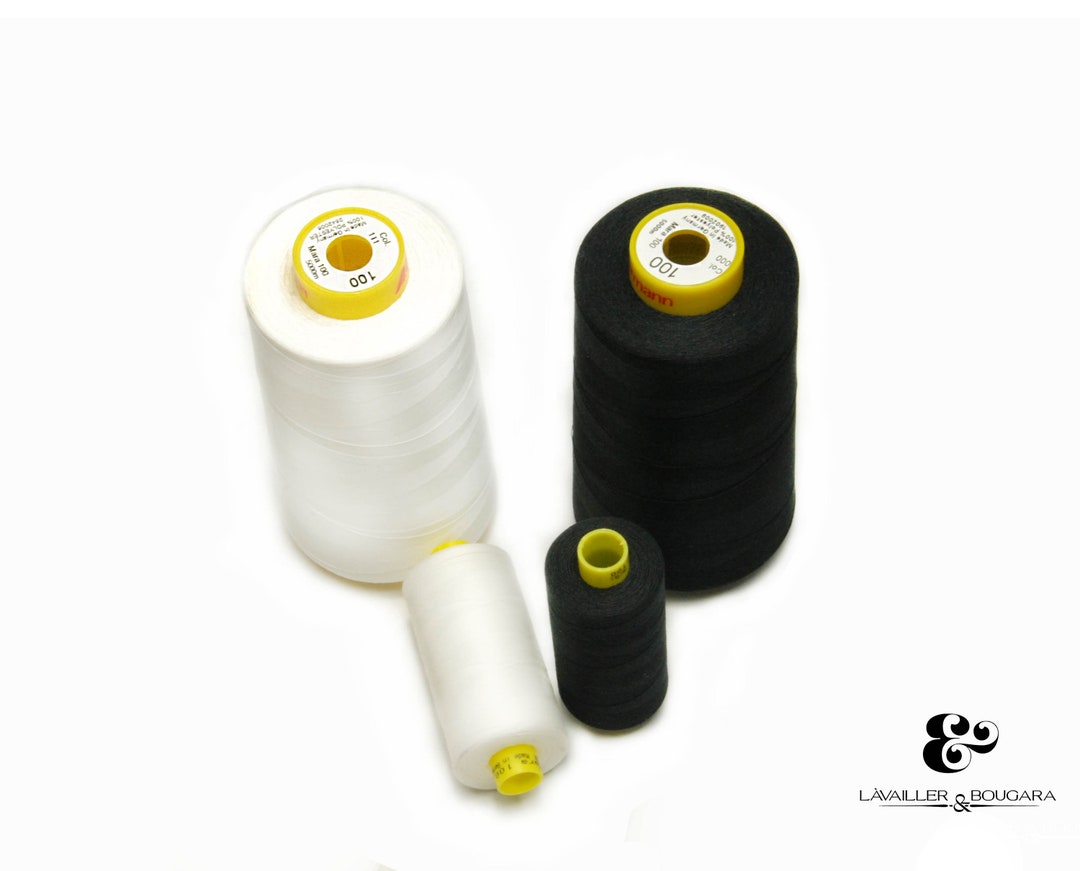Black White Thread Large Spool | High Quality Tailoring Notions ...