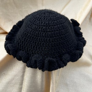 Crochet Ruffle Hat - Etsy
