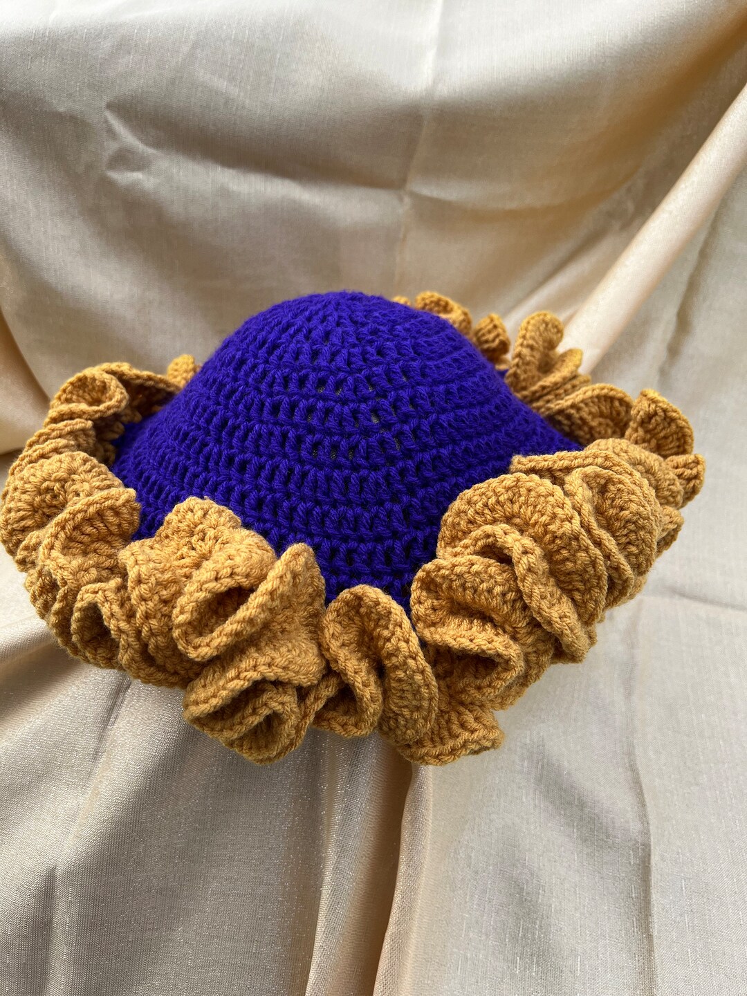 Crochet Ruffle Hat - Etsy