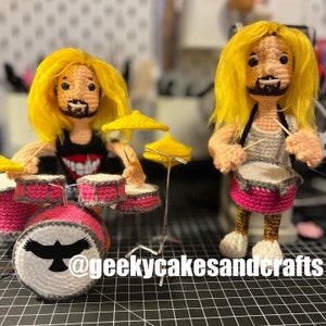 Blonde Drummer CROCHET PATTERN ONLY - Etsy