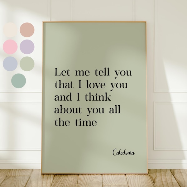 Lyric Typography - Etsy