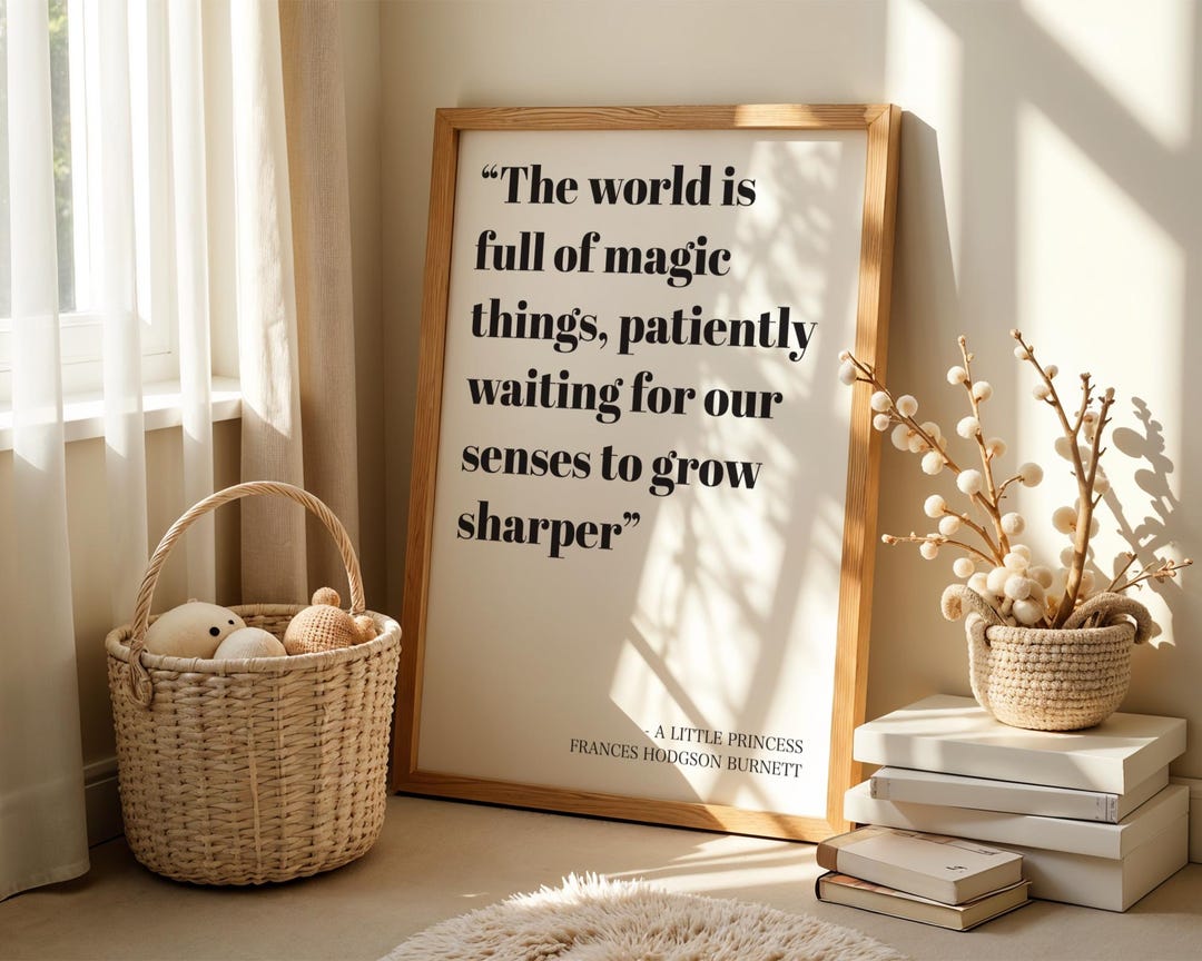 A Little Princess Quote Print: Magical Bookish Home Decor - Etsy