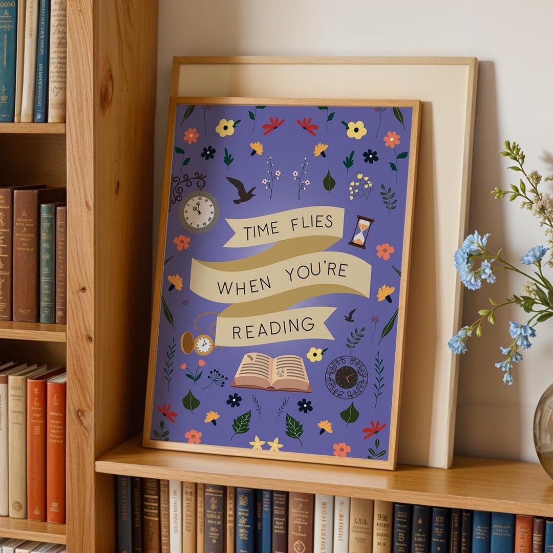 Bookish Prints, Book Book Decor, Reader Gift Idea, Bookish Gift ...