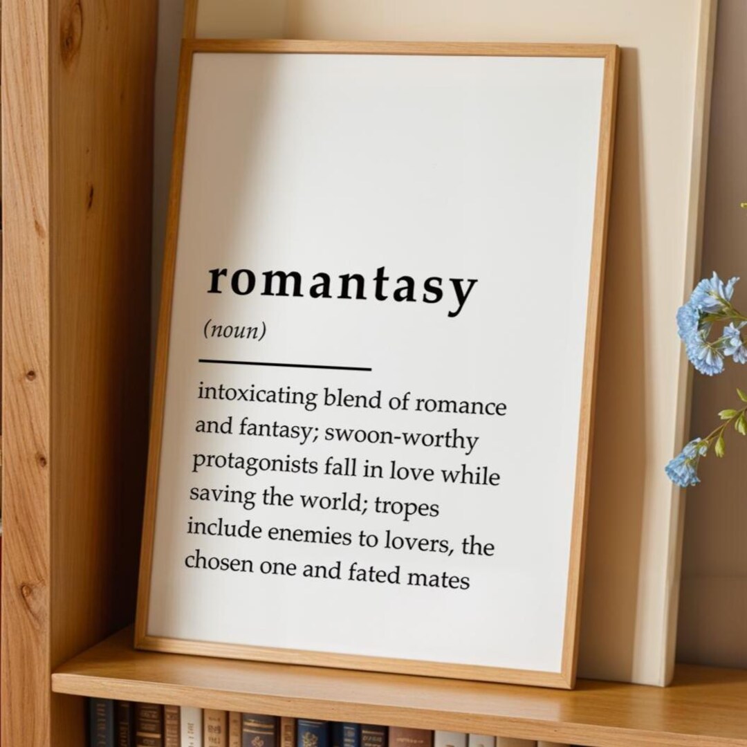 Romantasy Definition Print: Bücherliebe für Leseratten von Fantasy und ...