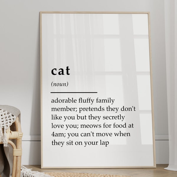 Cat Quote - Etsy