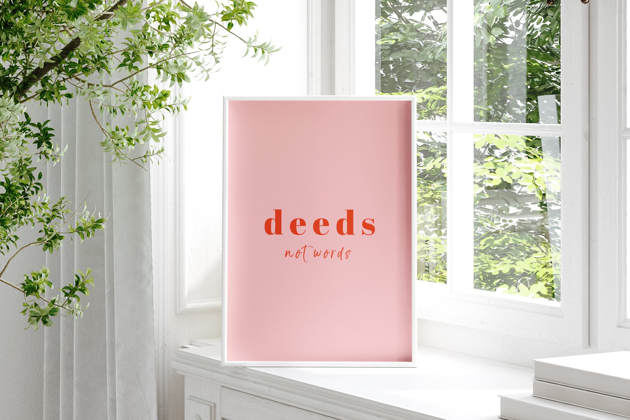 Deeds Not Words Suffragette Print 4x6/5x7/a5/a4/a3/a2/a1 - Etsy