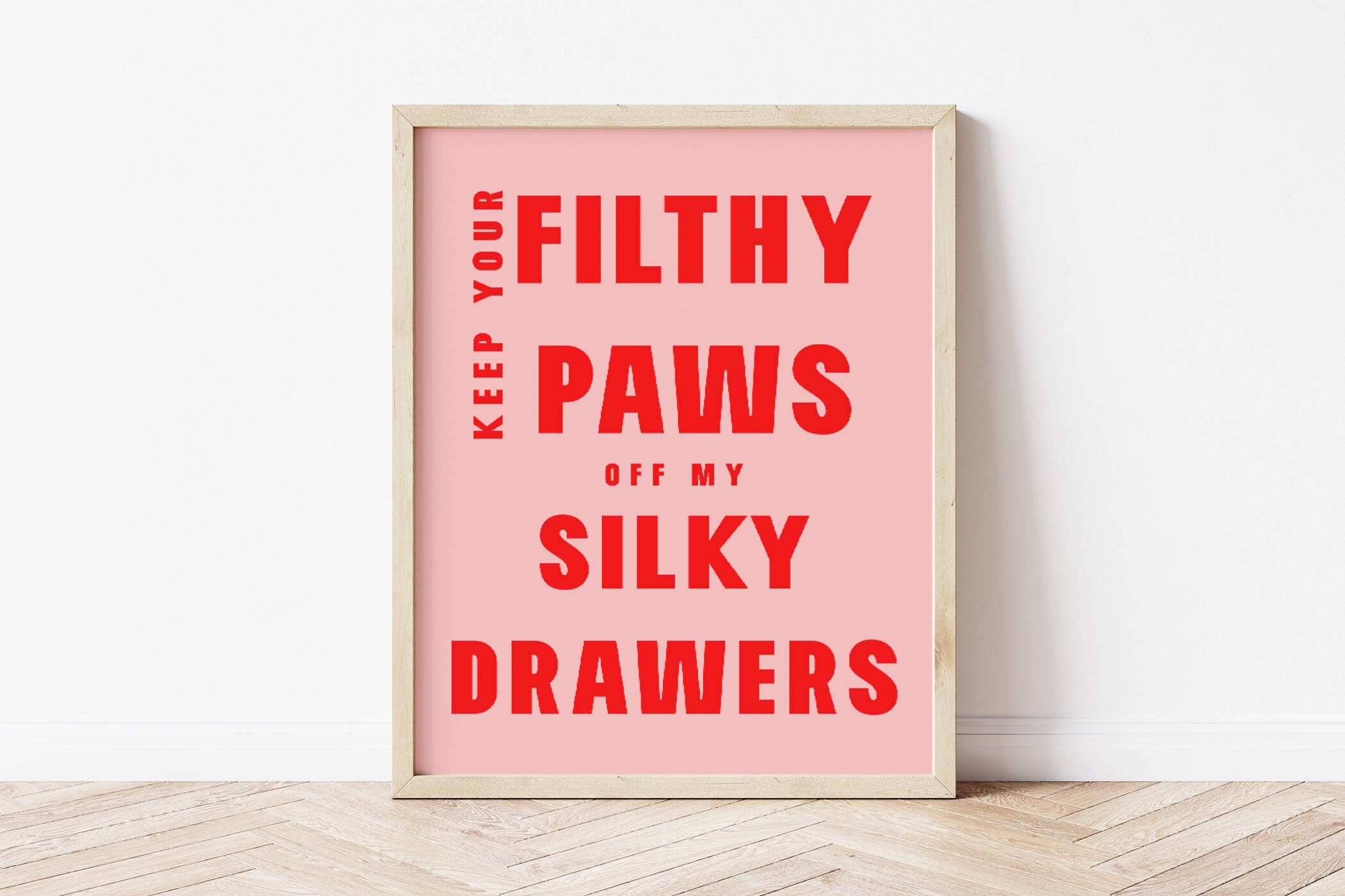 Grease Print 'keep Your Filthy Paws' Unframed - Etsy Australia