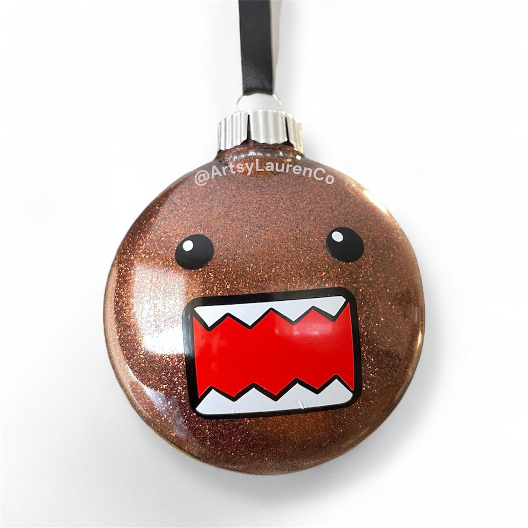 Domo Inspired Monster Christmas Disc Ornament: Y2K Ornament - Etsy