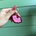 Valentine’s Love Inspired Fabric Key Chains, Valentine’s Day Gift ...