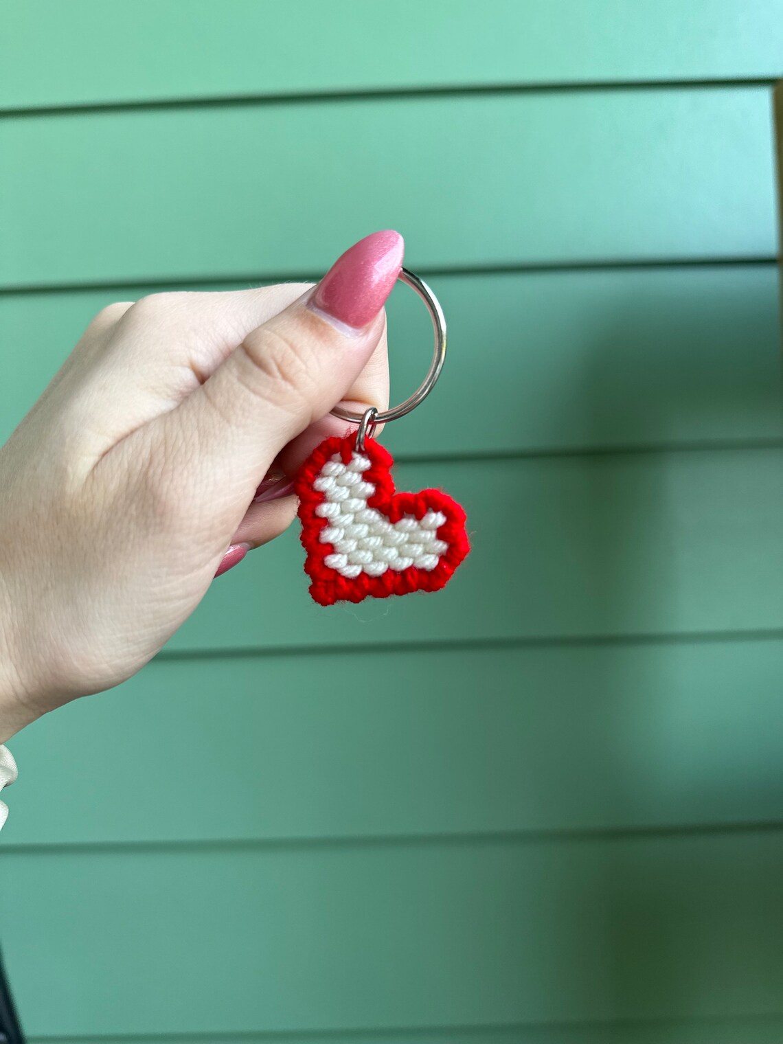 Valentine’s Love Inspired Fabric Key Chains, Valentine’s Day Gift ...