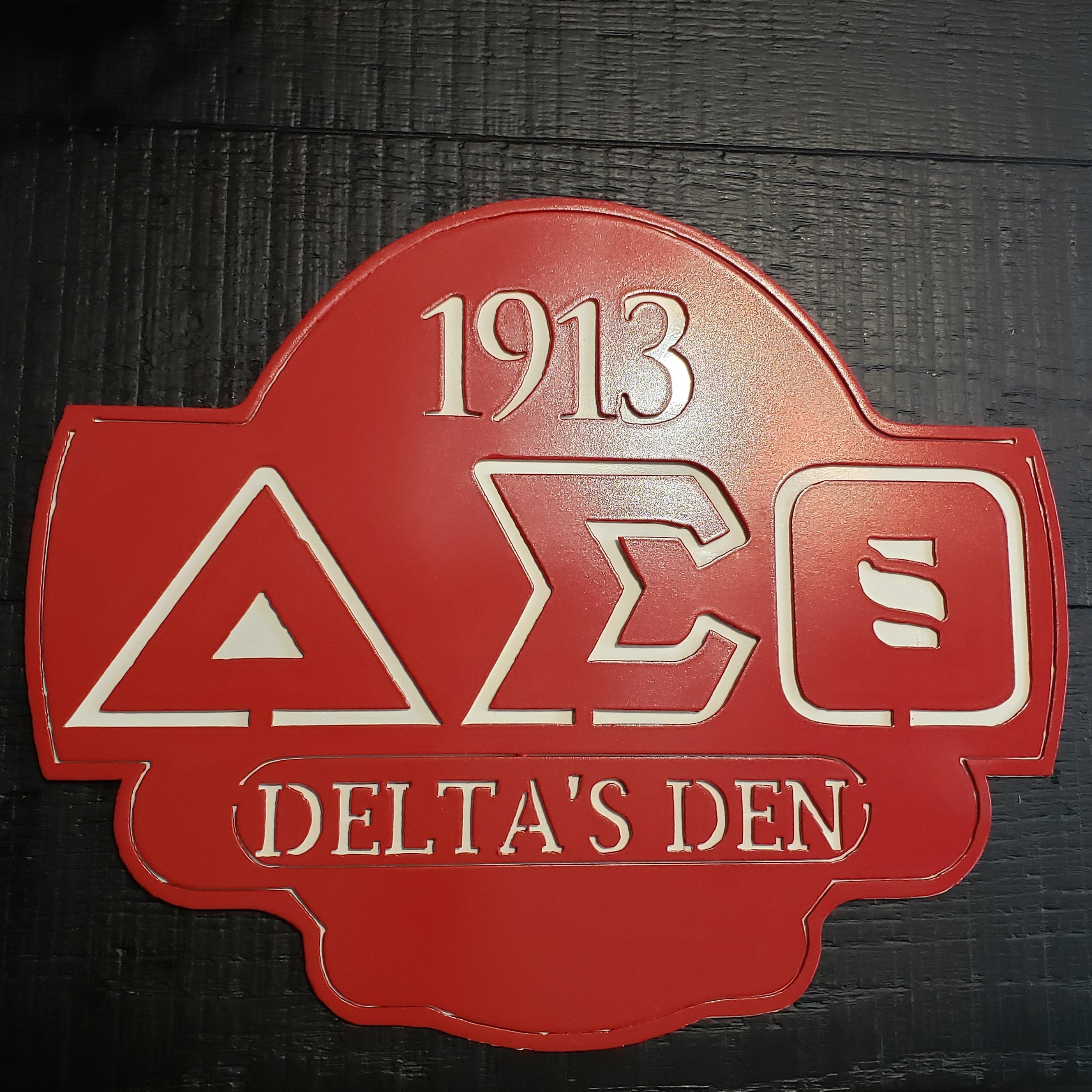 Deltas Metal Art Sign - Etsy