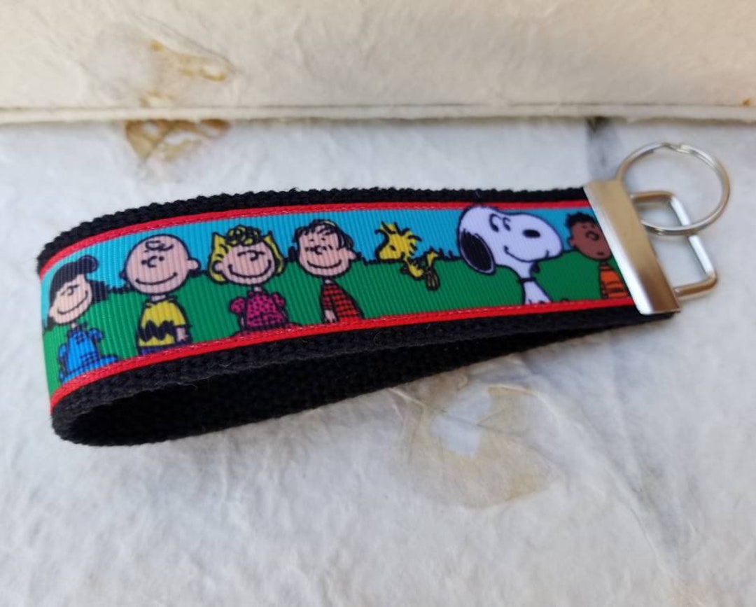 Peanuts, Charlie Brown Key Fob, Keychain, Wristlet - Etsy