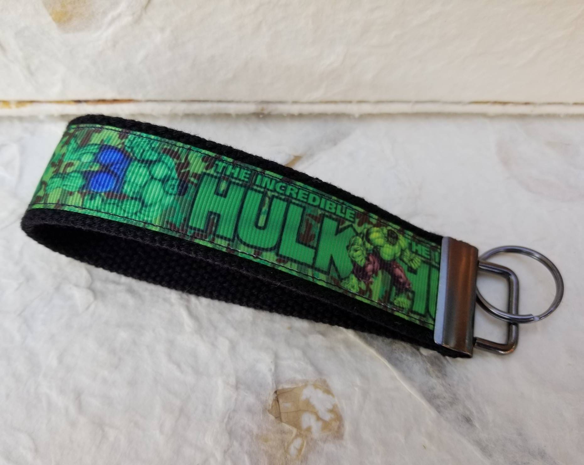 The Incredible Hulk Fob, Keychain, Wristlet - Etsy