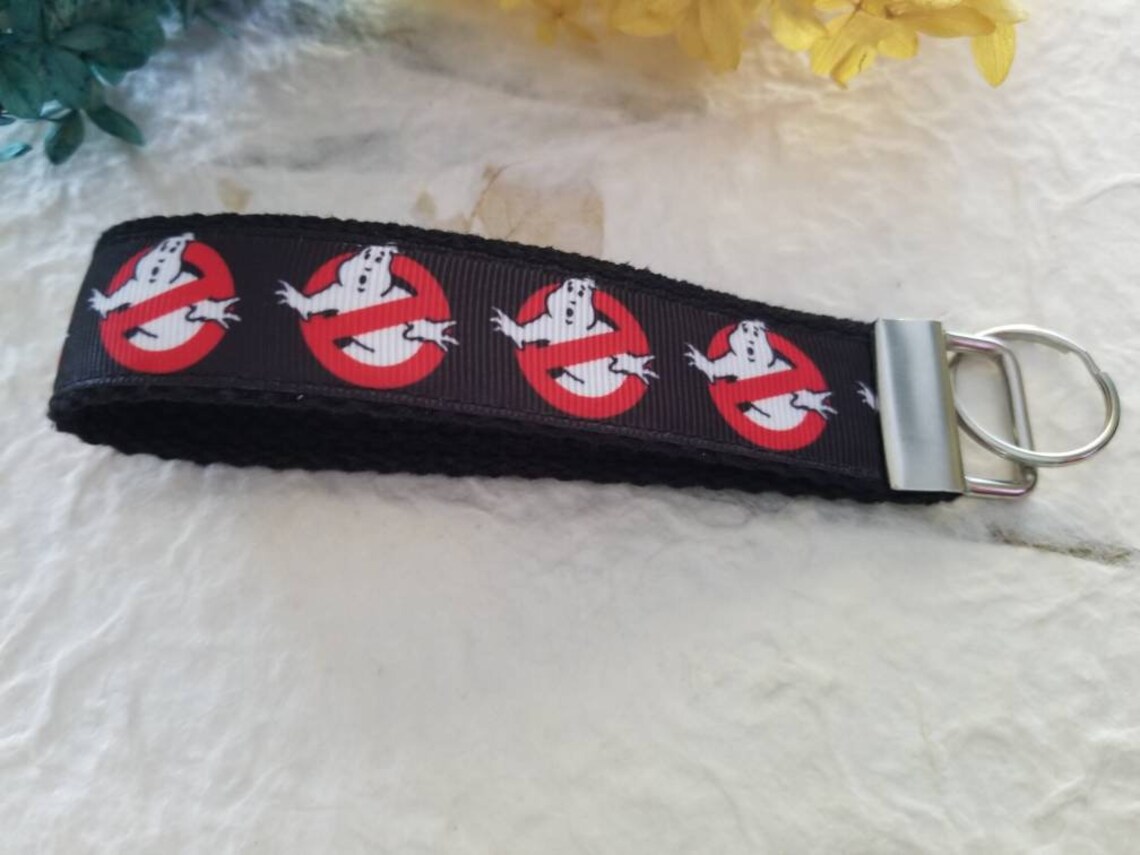 Ghostbusters Key Fob, Keychain, Wristlet - Etsy