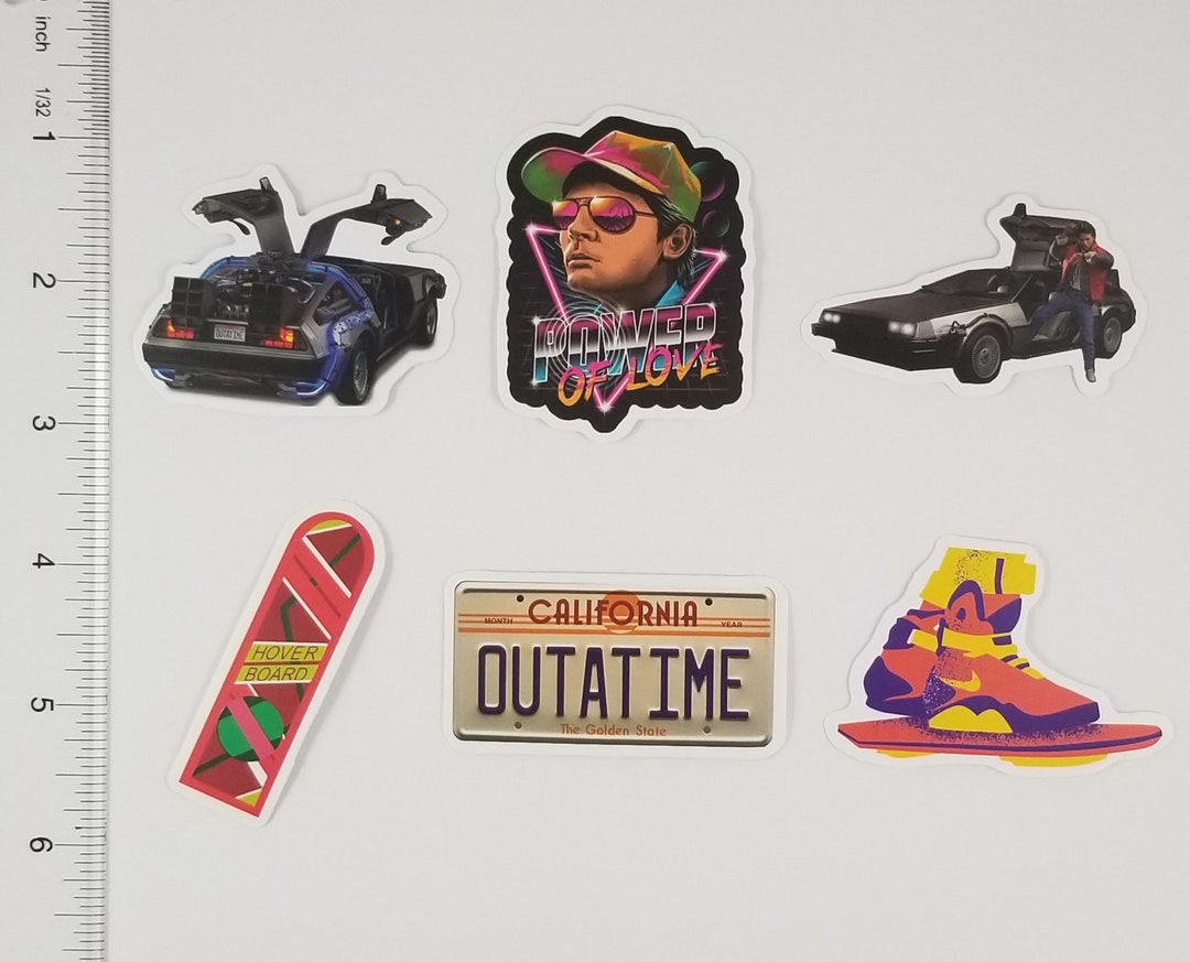 Back to the Future Stickers - Etsy