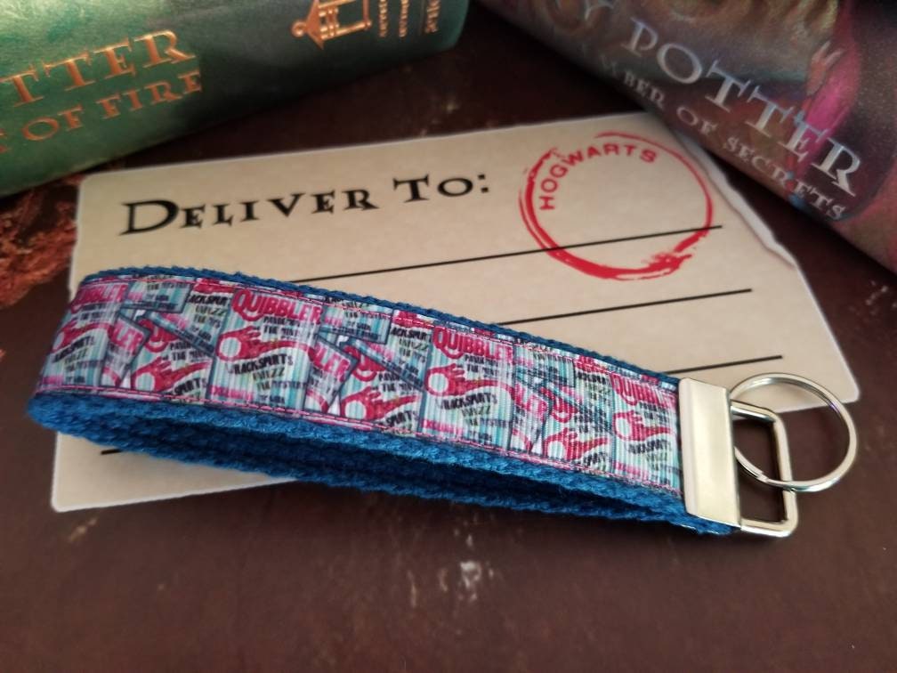 Luna Lovegood Quibbler Key Fob, Keychain, Wristlet - Etsy