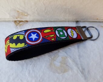 Super Hero Keychain - Etsy