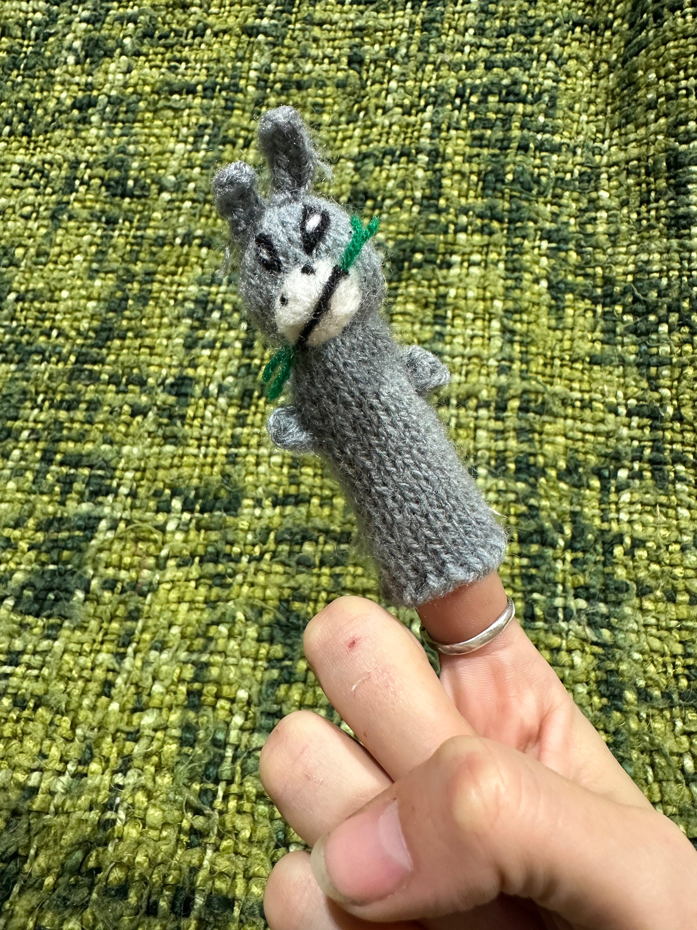 Donkey Finger Puppet - Etsy