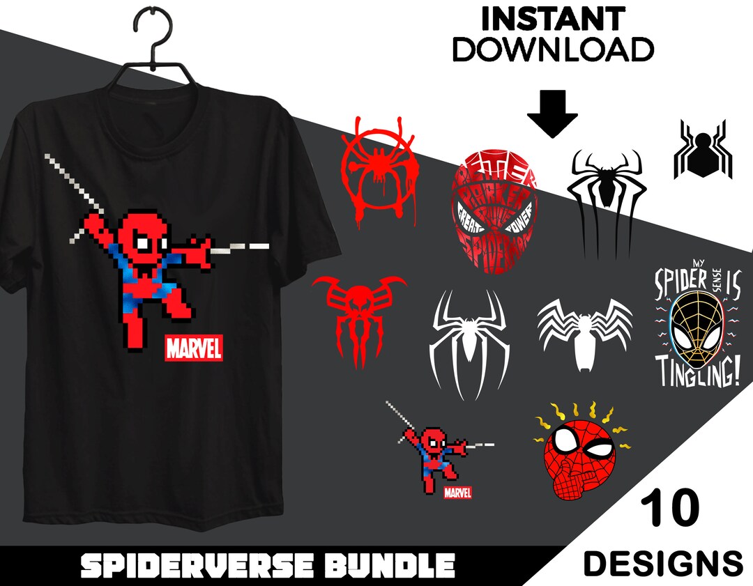 Spiderman Spiderverse SVG Bundle, Manga SVG Bundle, Japanese Bundle, AI ...