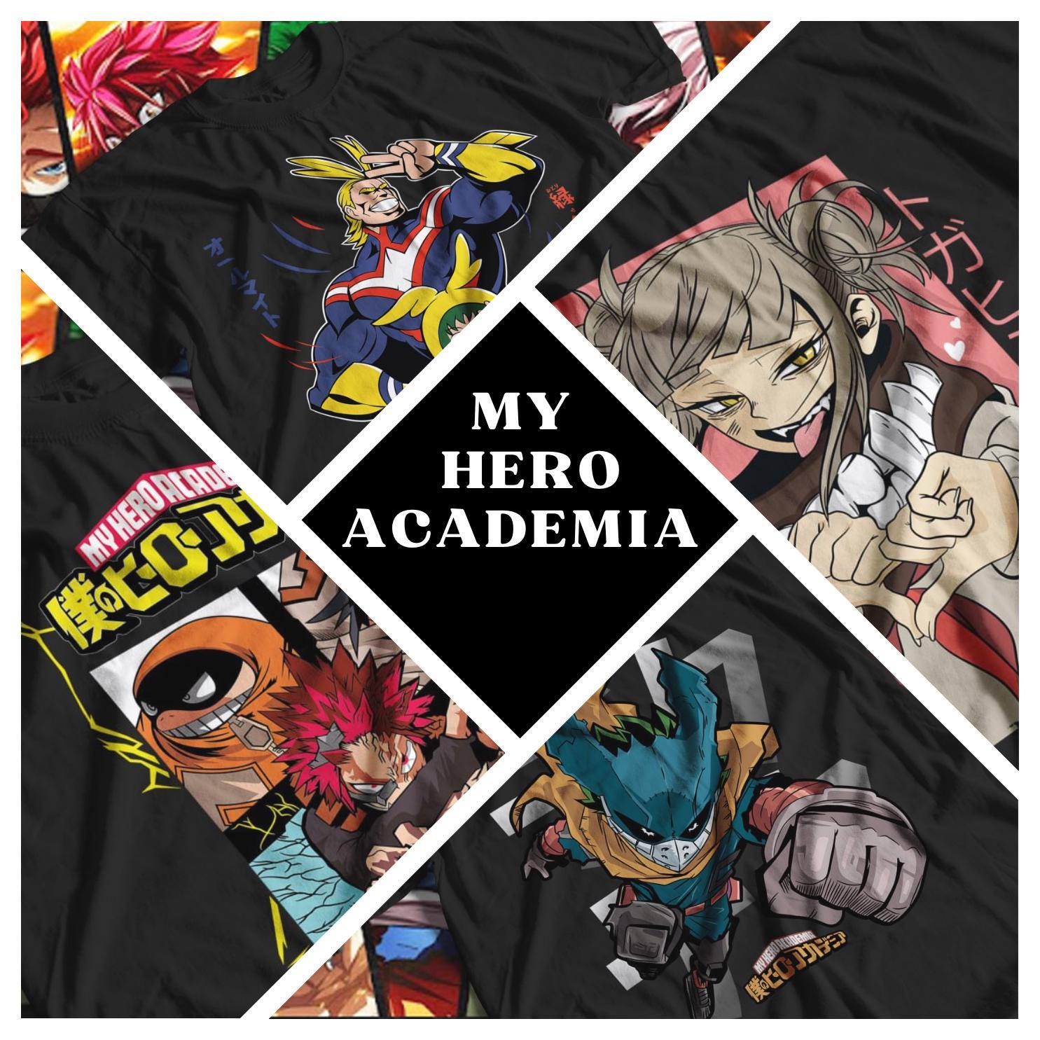 9 Anime Bundle, Manga Bundle, My Hero Academia Pdf (svg) and Png Format ...