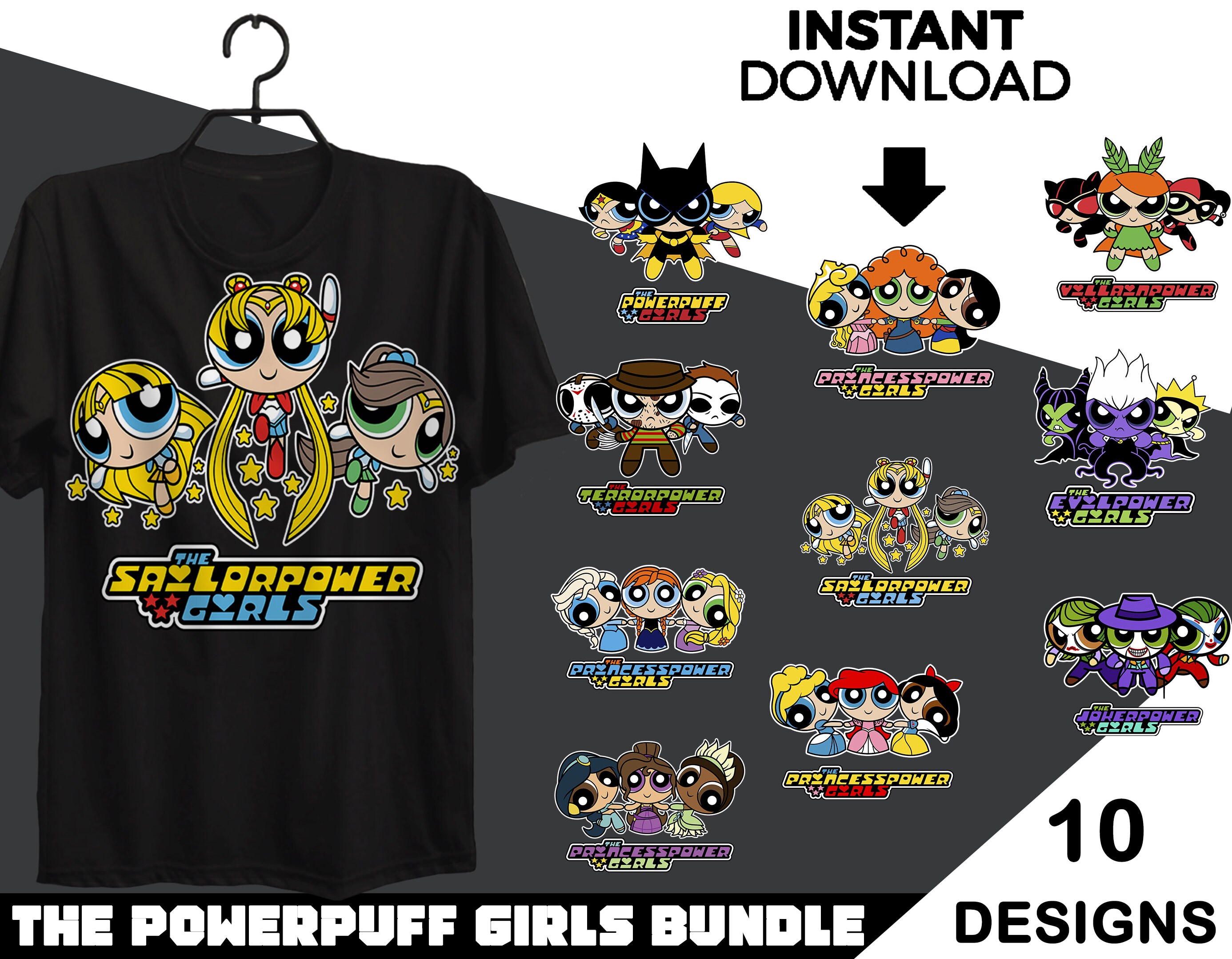 Powerpuff Girls SVG Bundle, Anime SVG Bundle, Japanese Bundle, AI Files ...