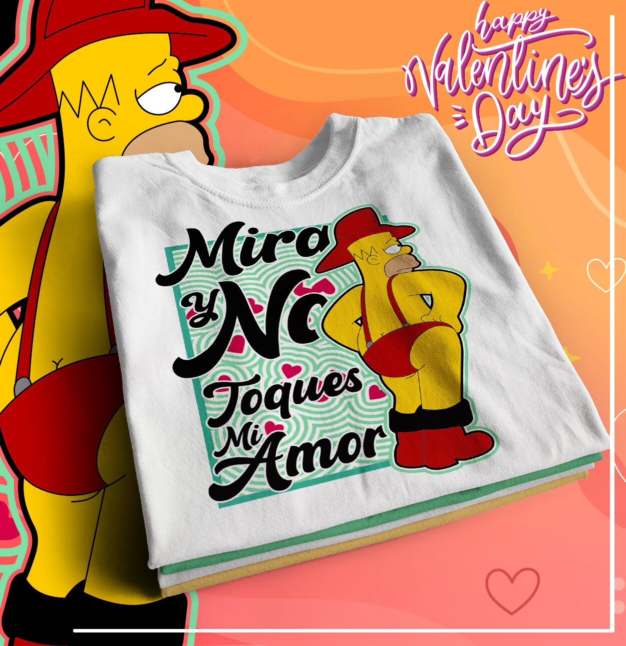 6 Sexy Homer Simpson Vectors for Valentine's Day, High Resolution PNG and PDF Vectors - Etsy