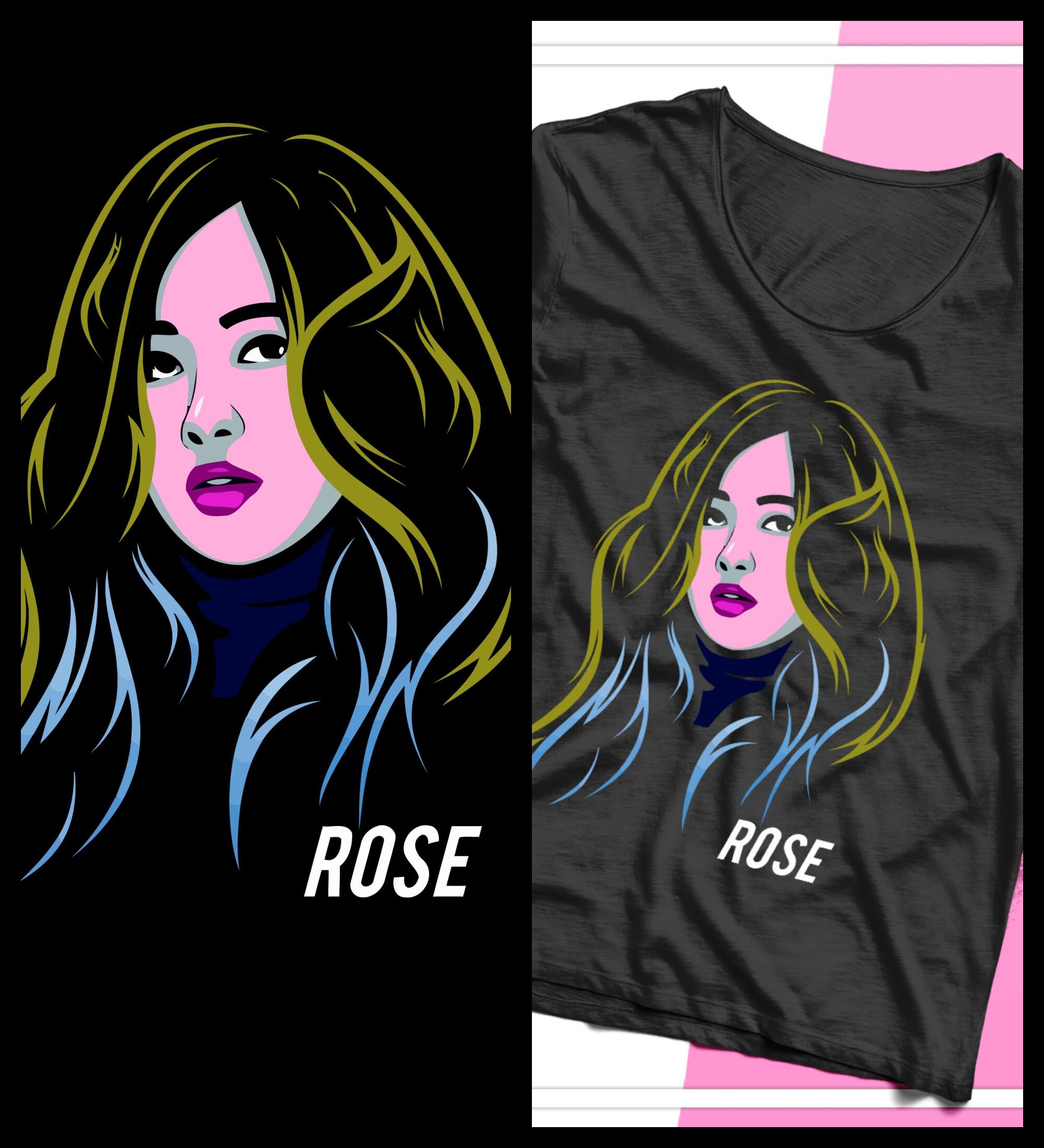 4 Black Pink Kpop Vectors, High Resolution PDF, SVG and PNG Files - Etsy