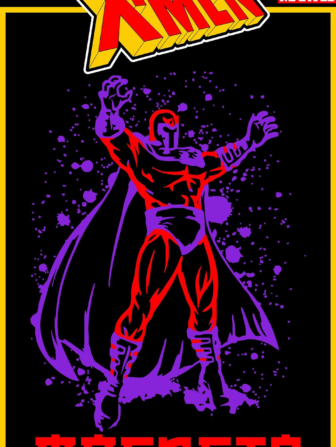 28 X-MEN Vectors, 14 With Real Names and 14 With Japanese Names, High ...